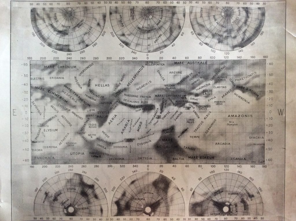 Maps of Mars – British Astronomical Association