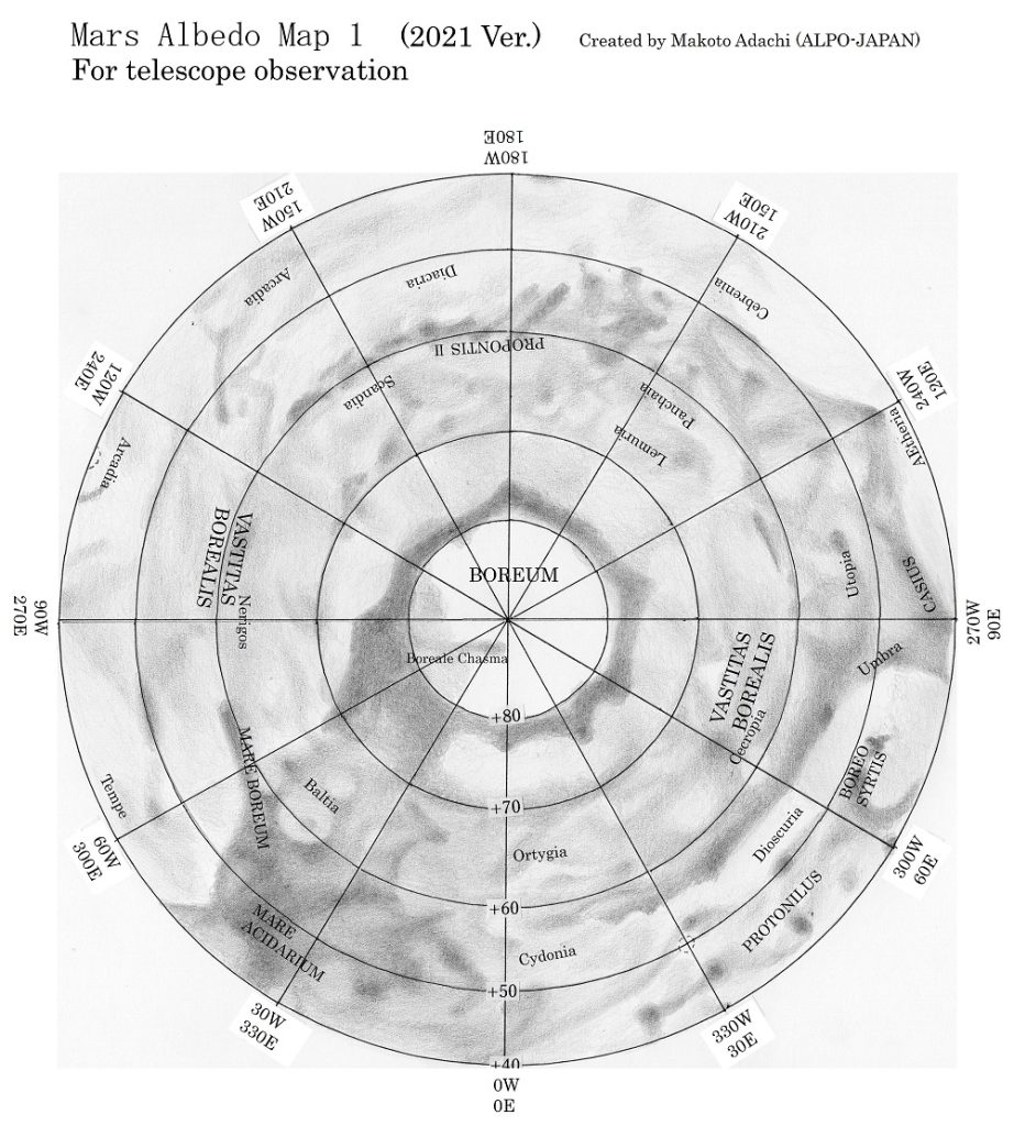 Maps of Mars – British Astronomical Association