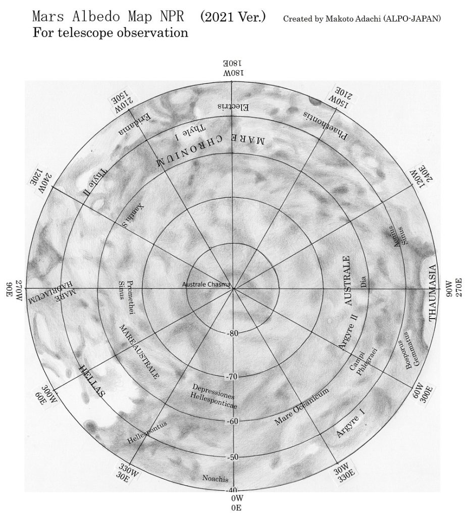 Maps of Mars – British Astronomical Association