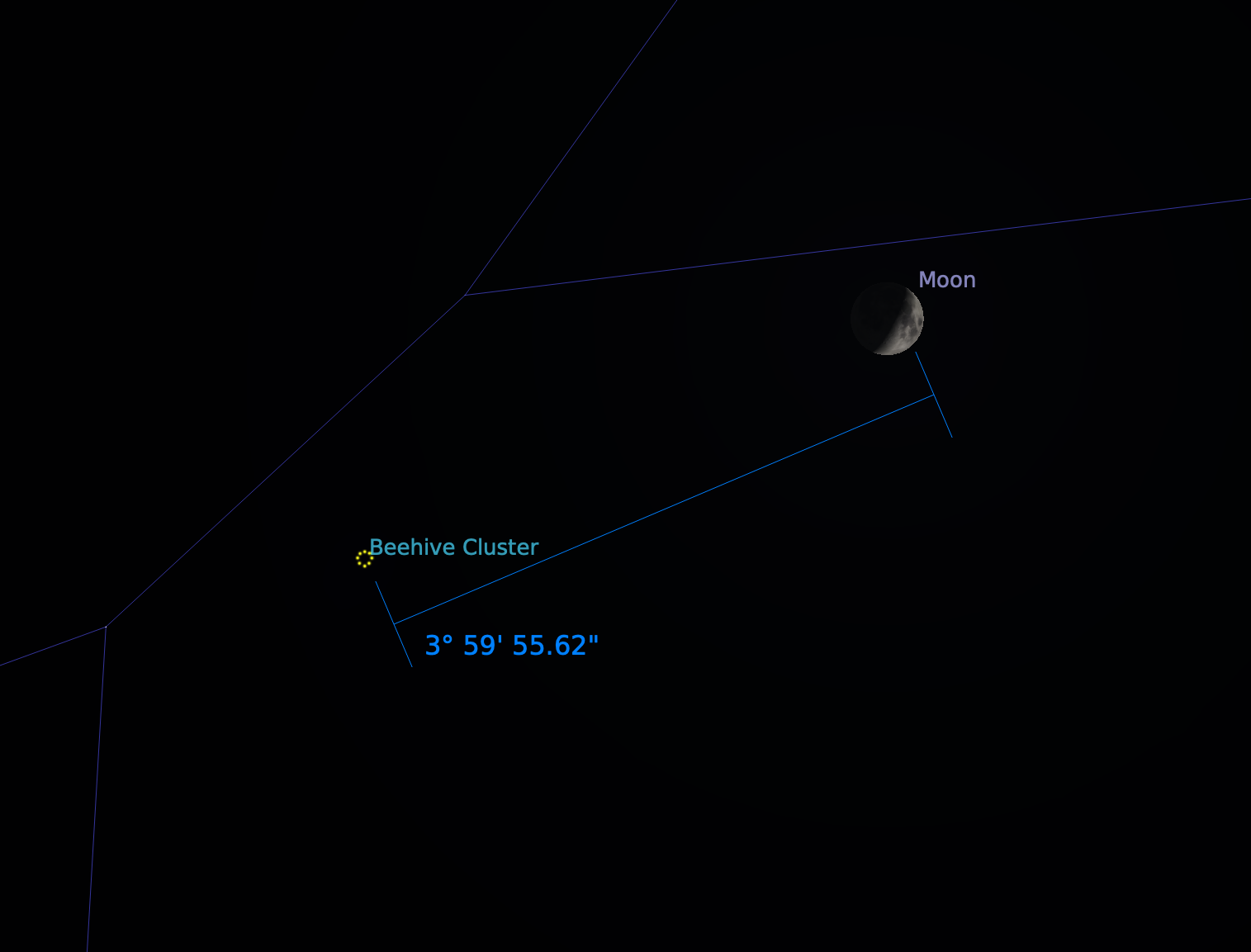 Observers Challenge – The Moon passes the Beehive – British ...