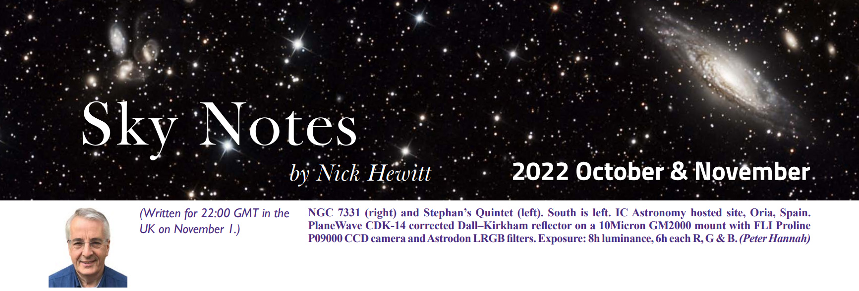 Sky Notes : 2022 October & November – British Astronomical Association