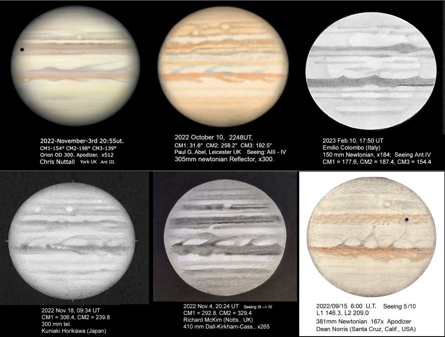 Visual observation of Jupiter – British Astronomical Association